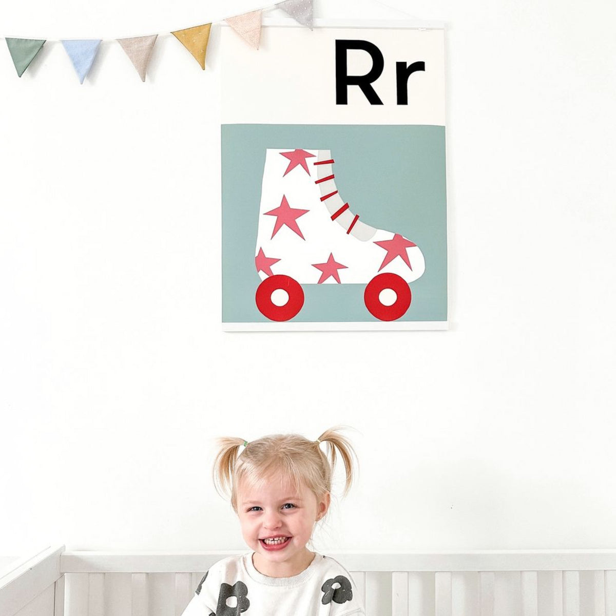 Rollerskate alphabet wall print by Lorna Freytag – Lorna Freytag ...