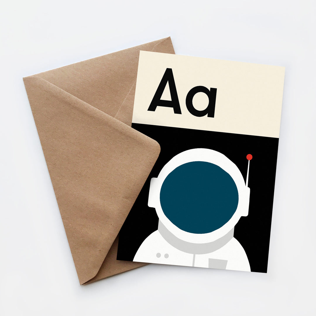 Astronaut greetings card by Lorna Freytag – Lorna Freytag Illustration