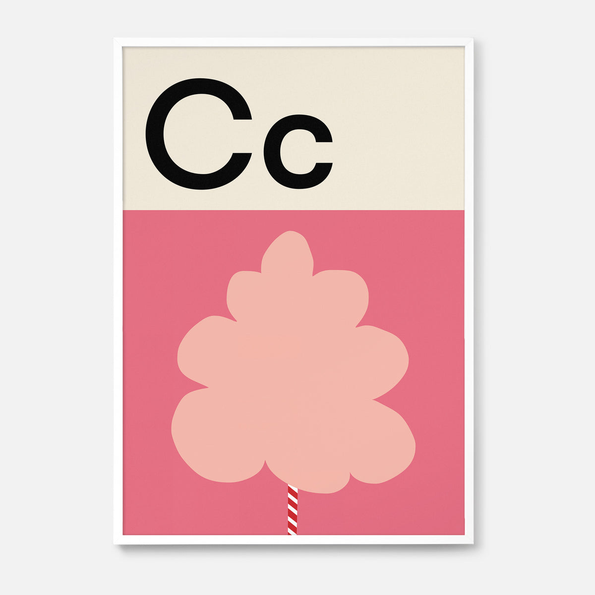 Candy floss alphabet wall print by Lorna Freytag – Lorna Freytag ...