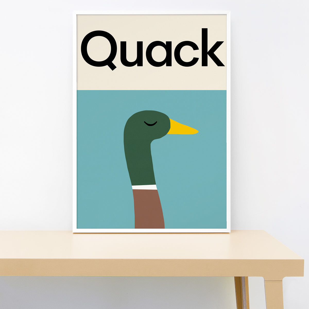 Quack - Duck animal print by Lorna Freytag – Lorna Freytag Illustration