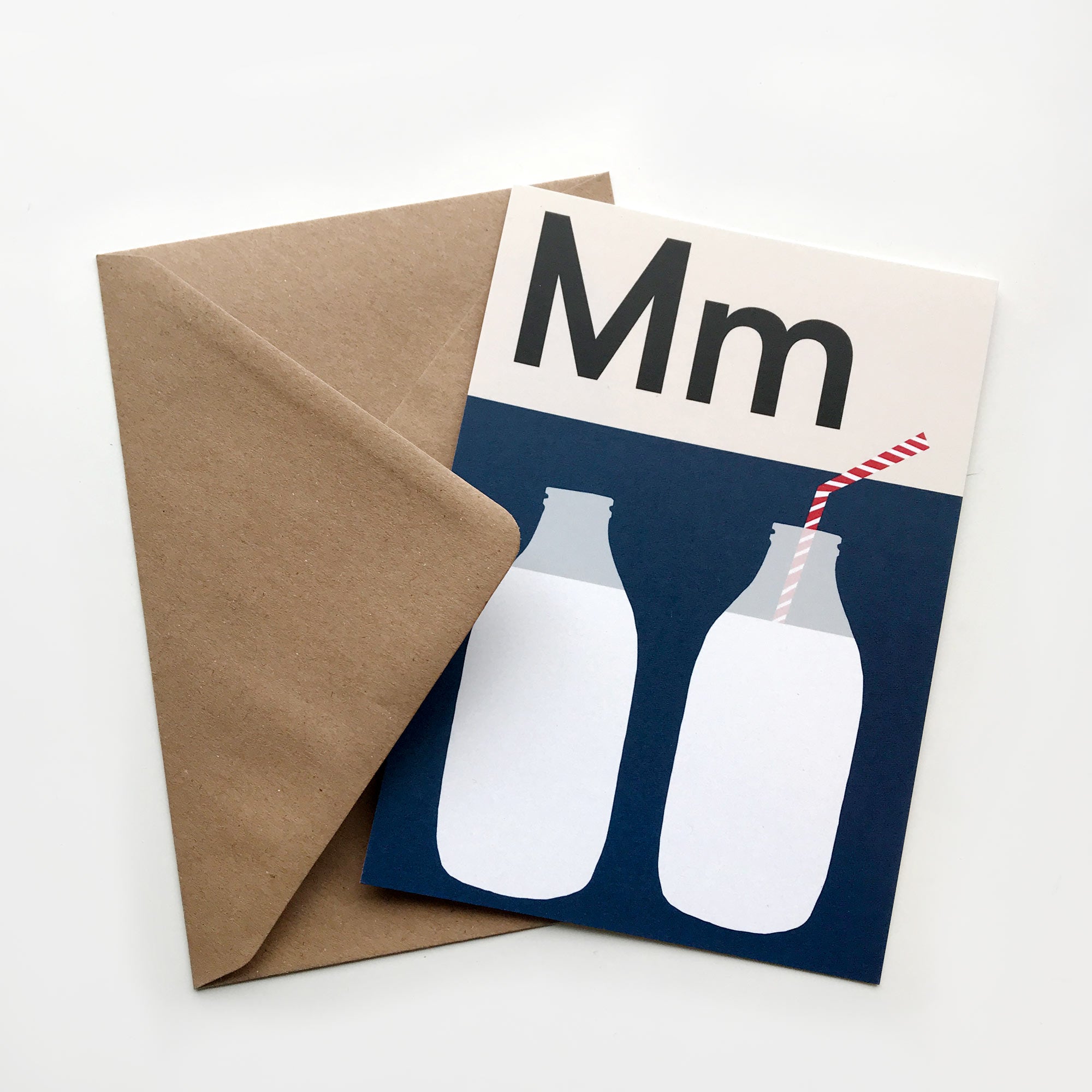 Milk greetings card – Lorna Freytag Illustration