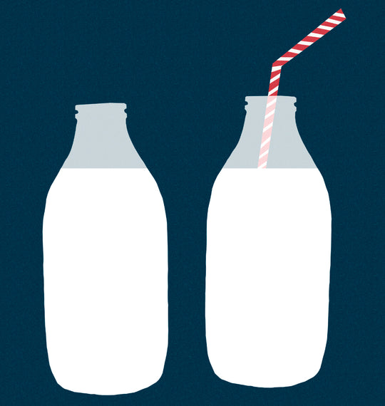 Milk greetings card – Lorna Freytag Illustration