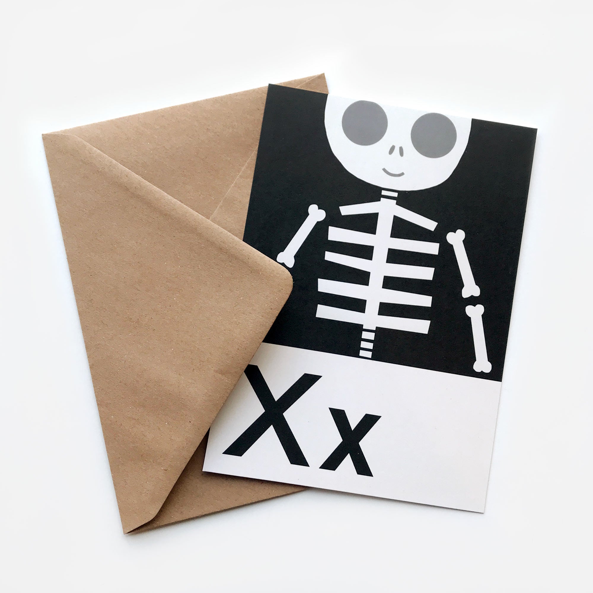 X-ray greetings card – Lorna Freytag Illustration