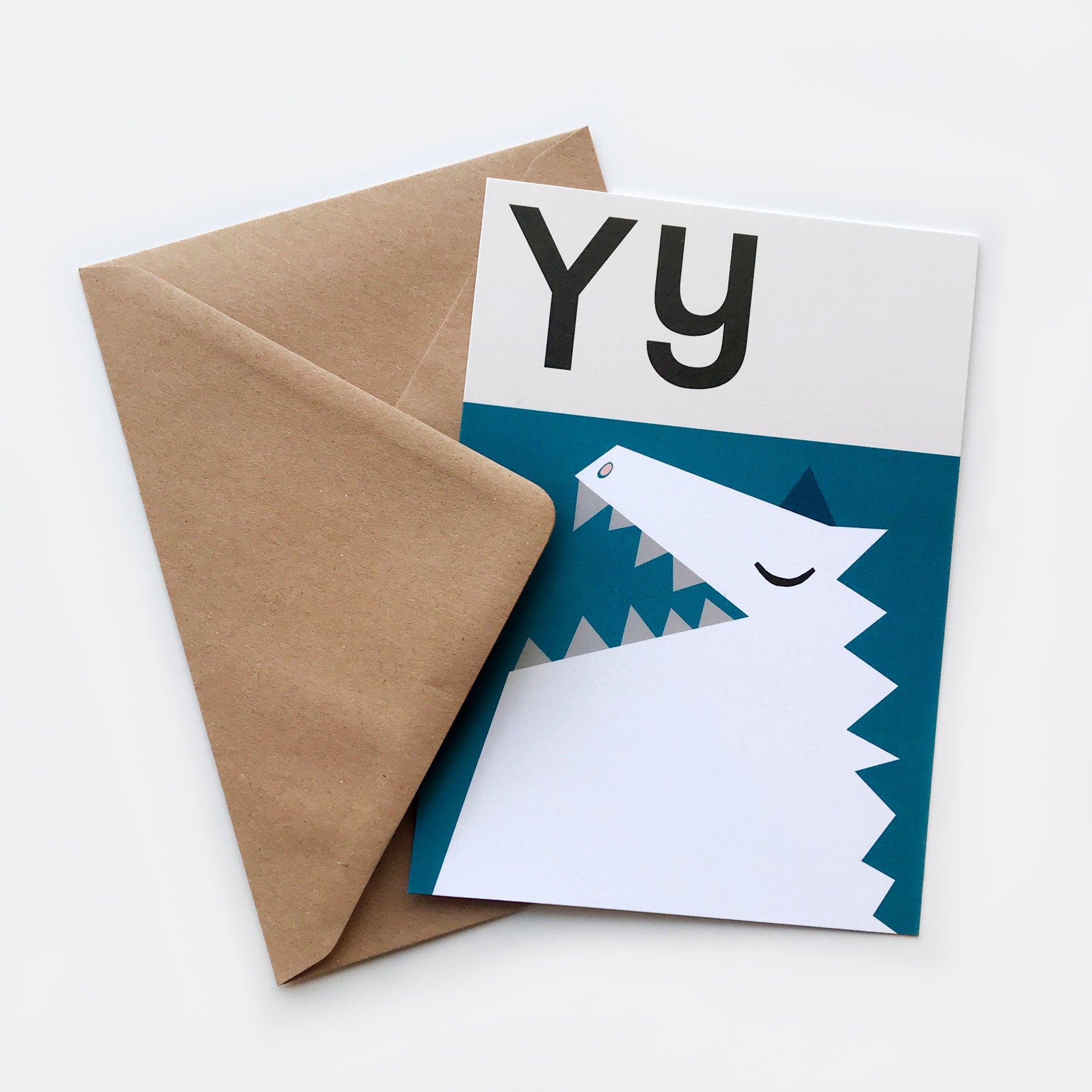 Yeti greetings card – Lorna Freytag Illustration