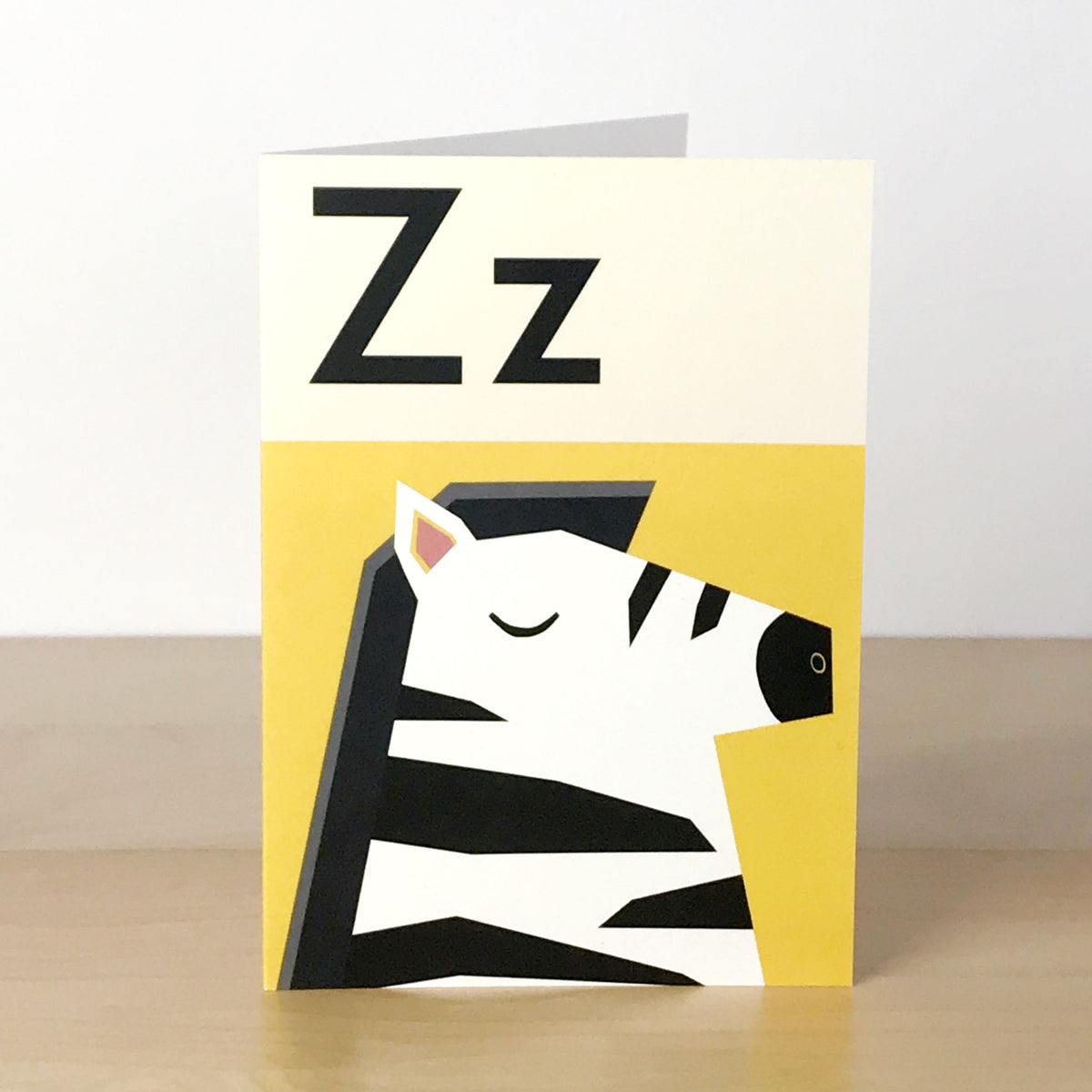 Zebra greetings card – Lorna Freytag Illustration